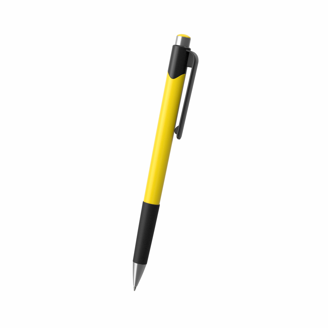3D Yellow Ballpoint Pen 2 - TurboSquid 2023612