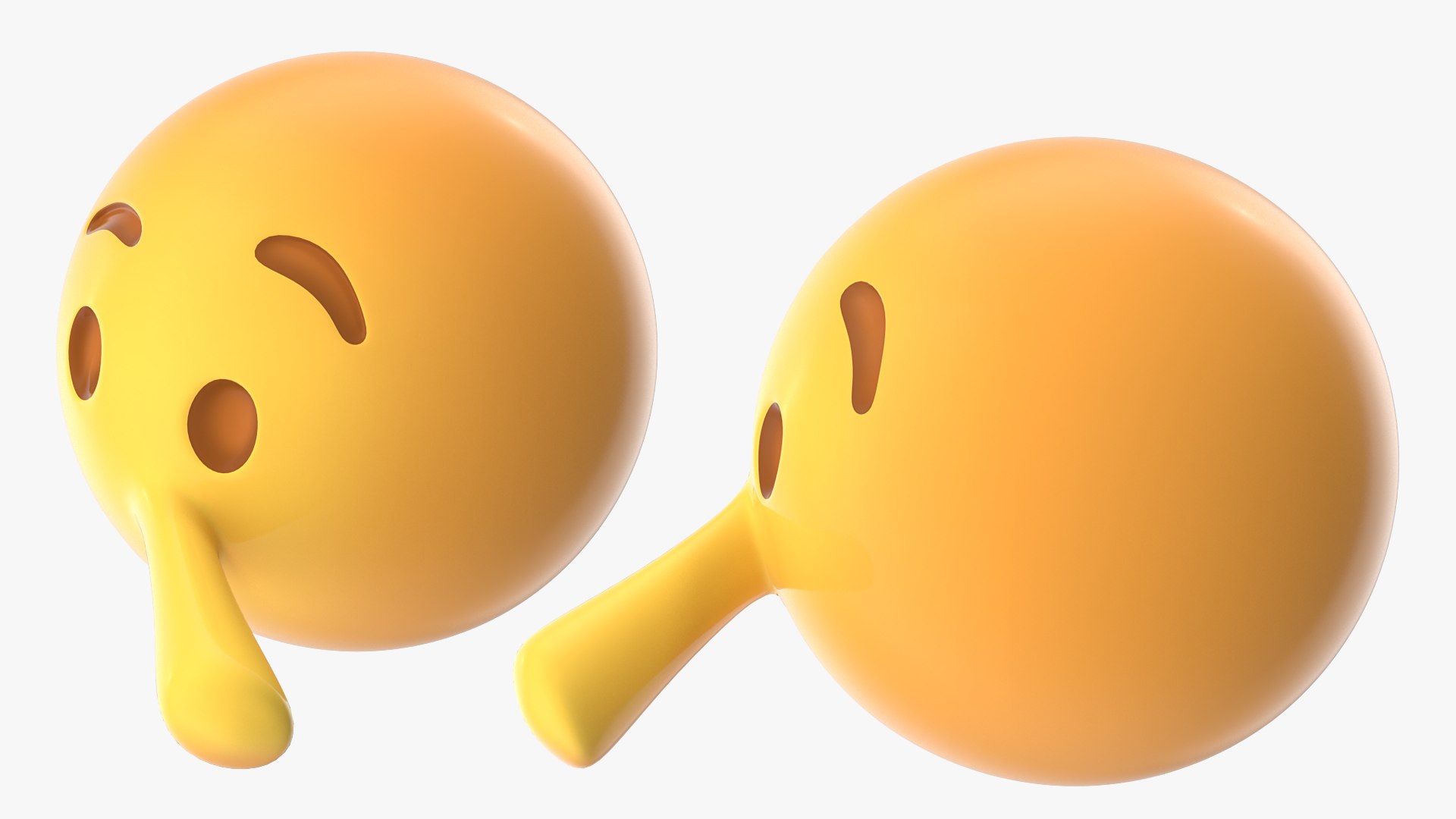 Lying face emoji 3D model - TurboSquid 1533407