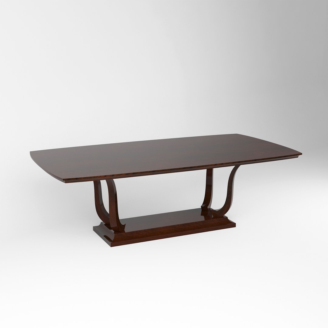 Modern Dining Table 001 3D Model - TurboSquid 2257074