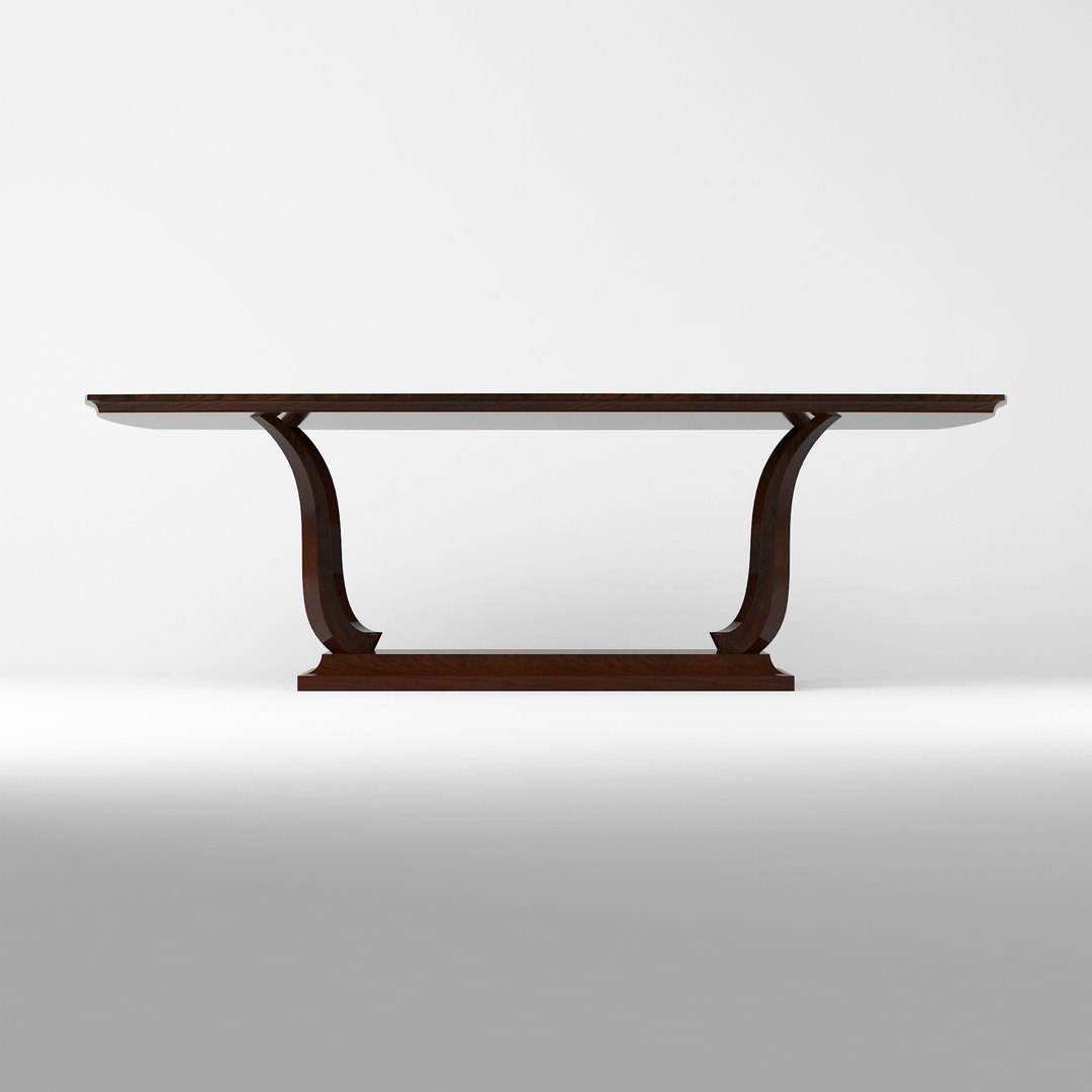 Modern Dining Table 001 3D Model - TurboSquid 2257074