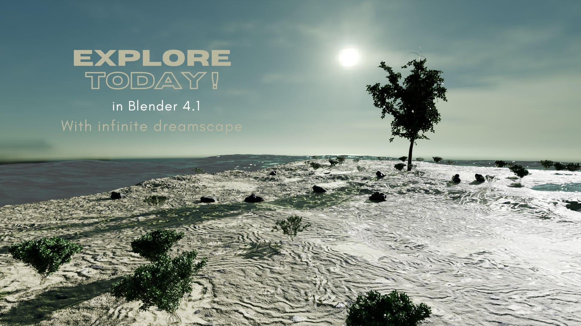 Tiny Beach Island - Geometry Nodes Model - TurboSquid 2262656
