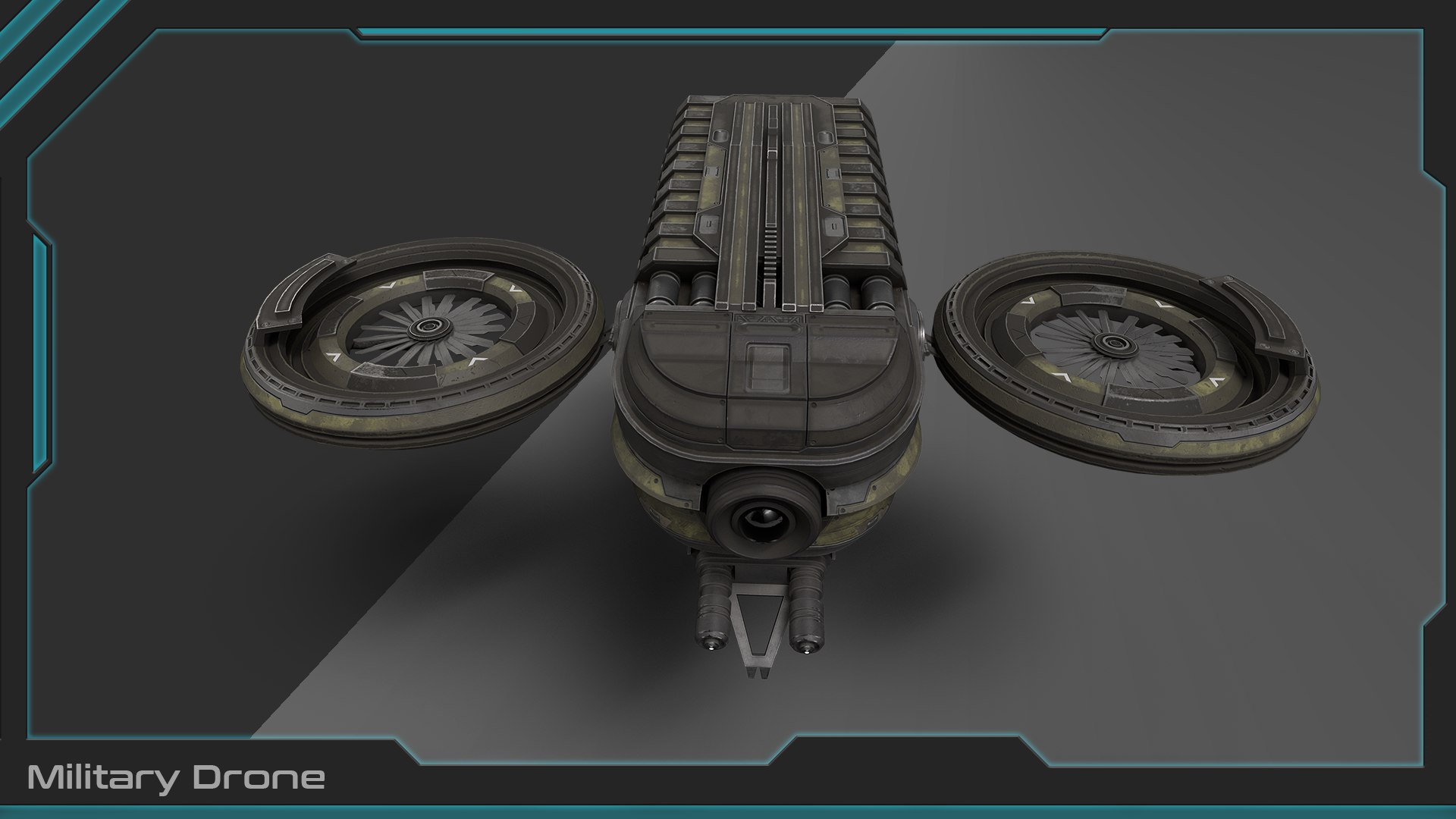 Military Drone 3D Model - TurboSquid 1801758