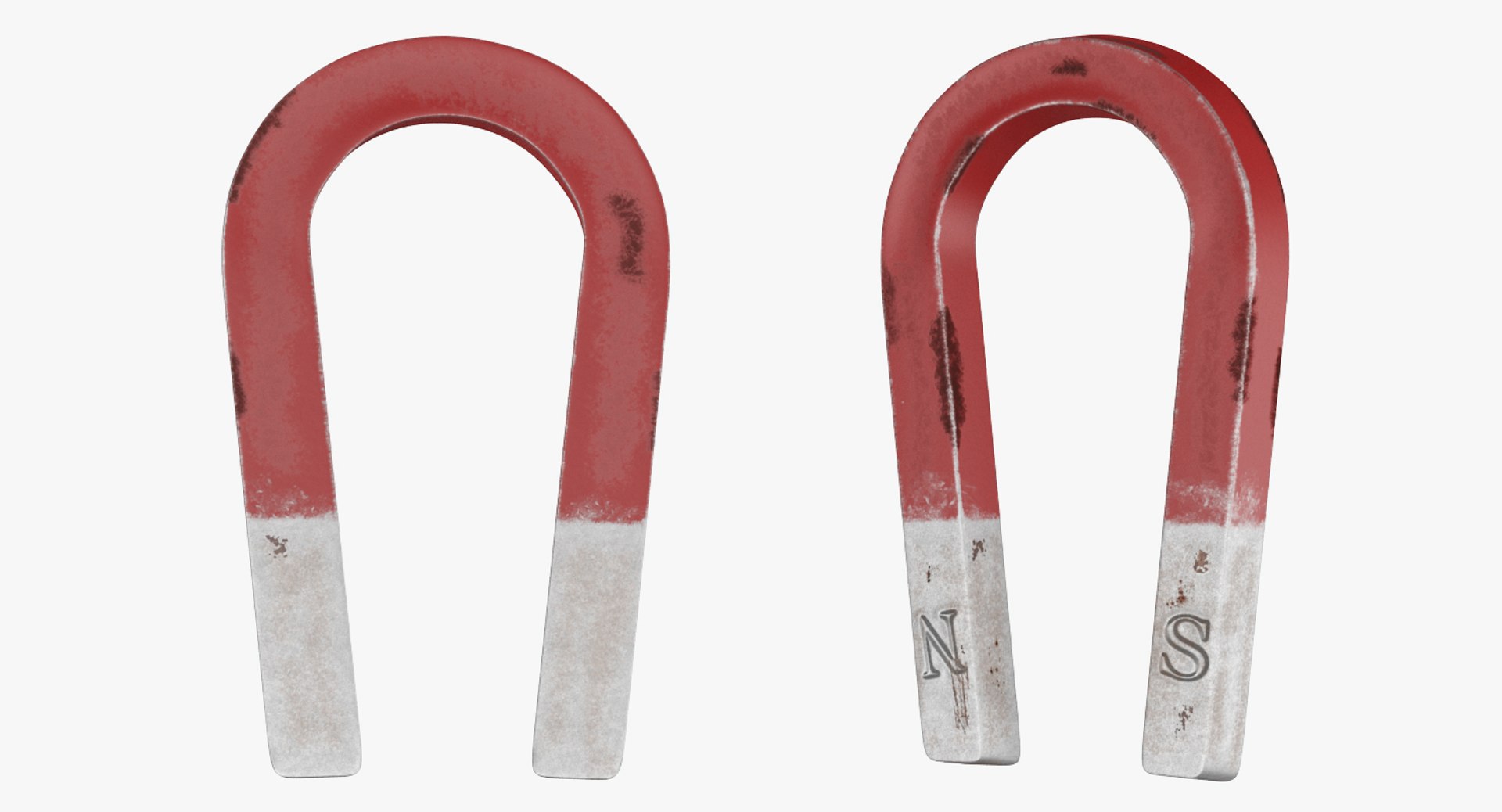 Old Worn Magnet Model - TurboSquid 1296729