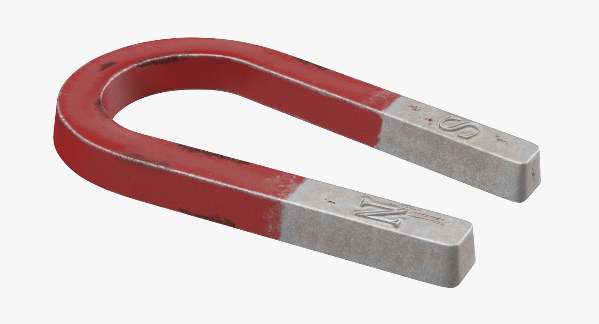 Old Worn Magnet Model - TurboSquid 1296729