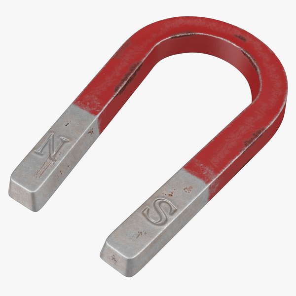 Old worn magnet model - TurboSquid 1296729