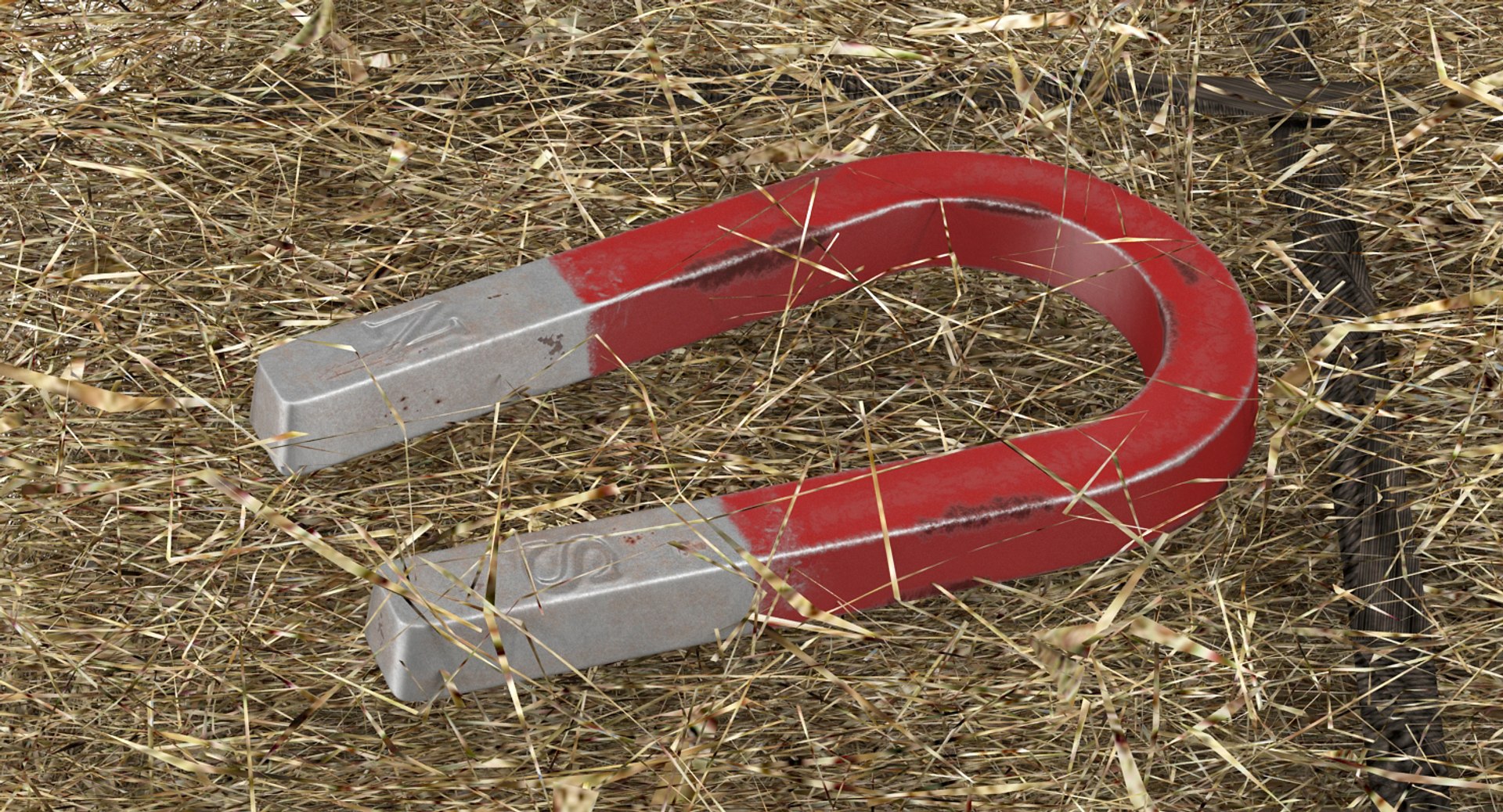 Old Worn Magnet Model - TurboSquid 1296729