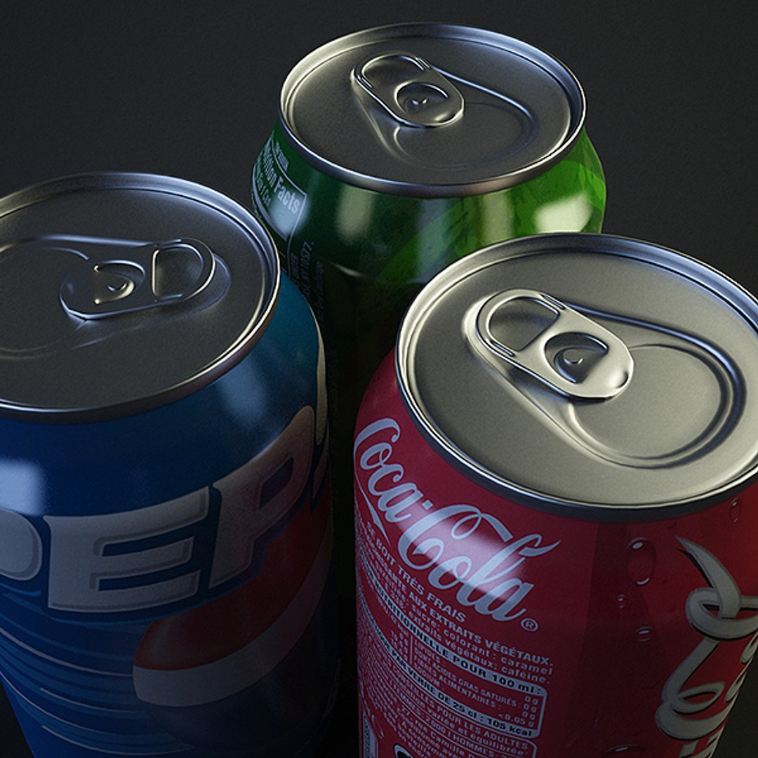3d Drink Cans