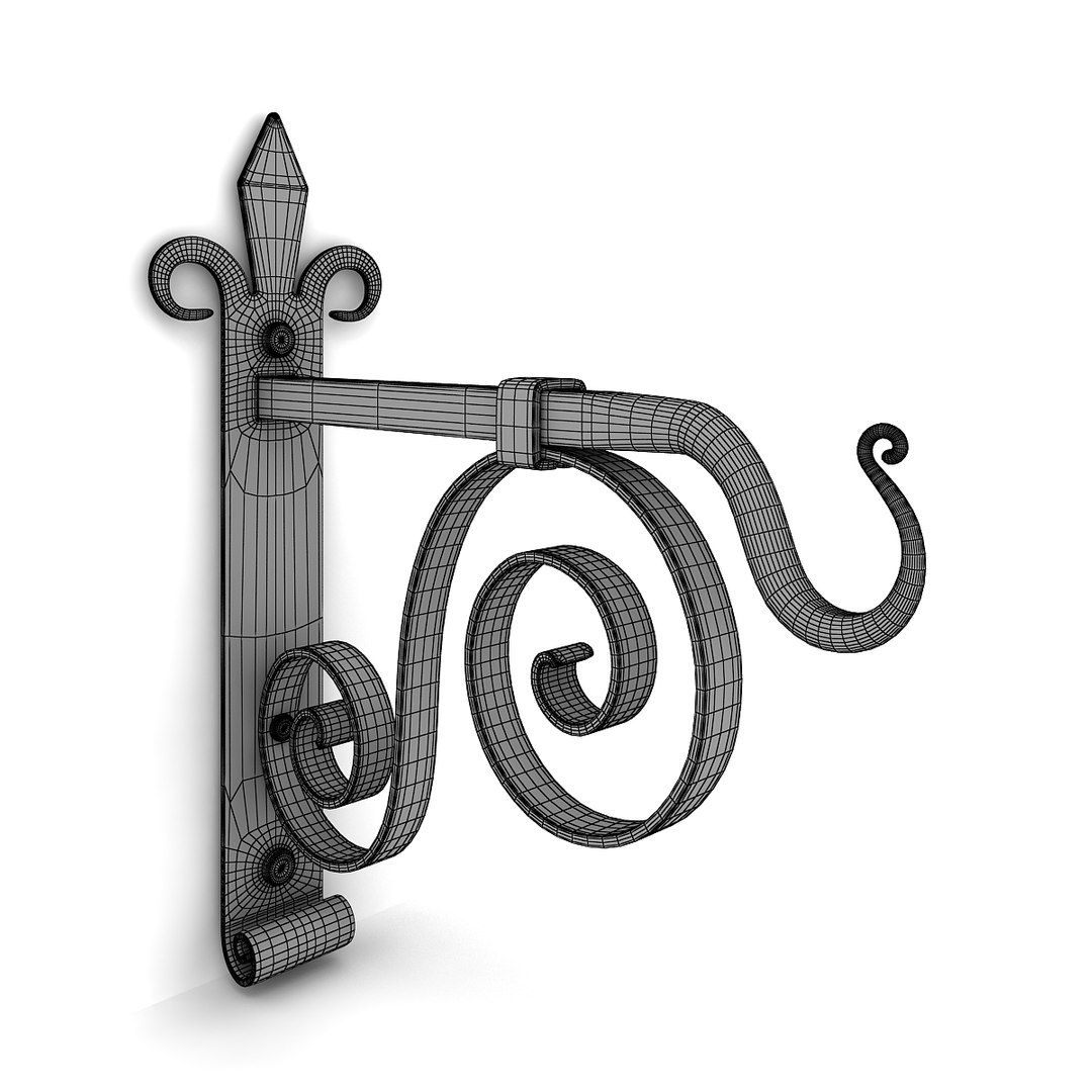 3D wall brackets vol 2 - TurboSquid 1404648