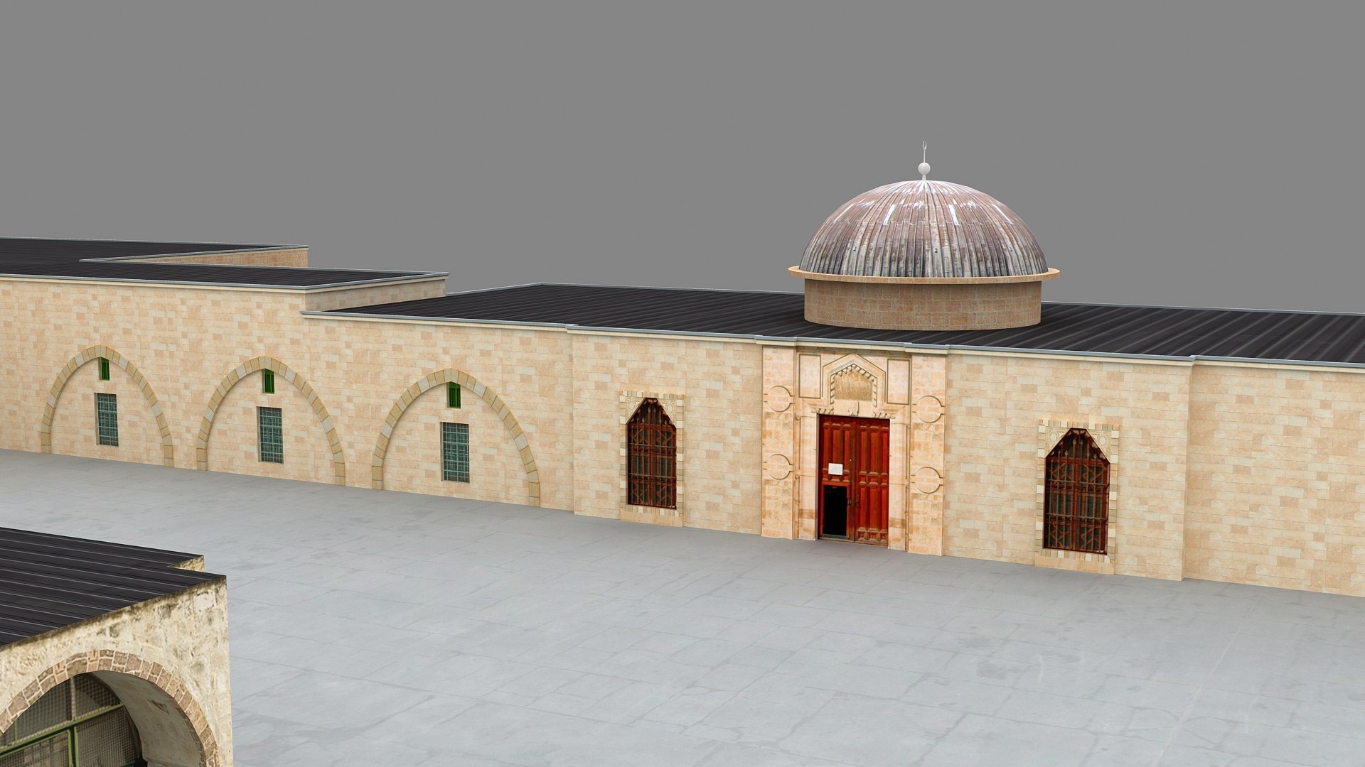 3D Model Masjid Al Aqsa Qibli Mosque - TurboSquid 2238198