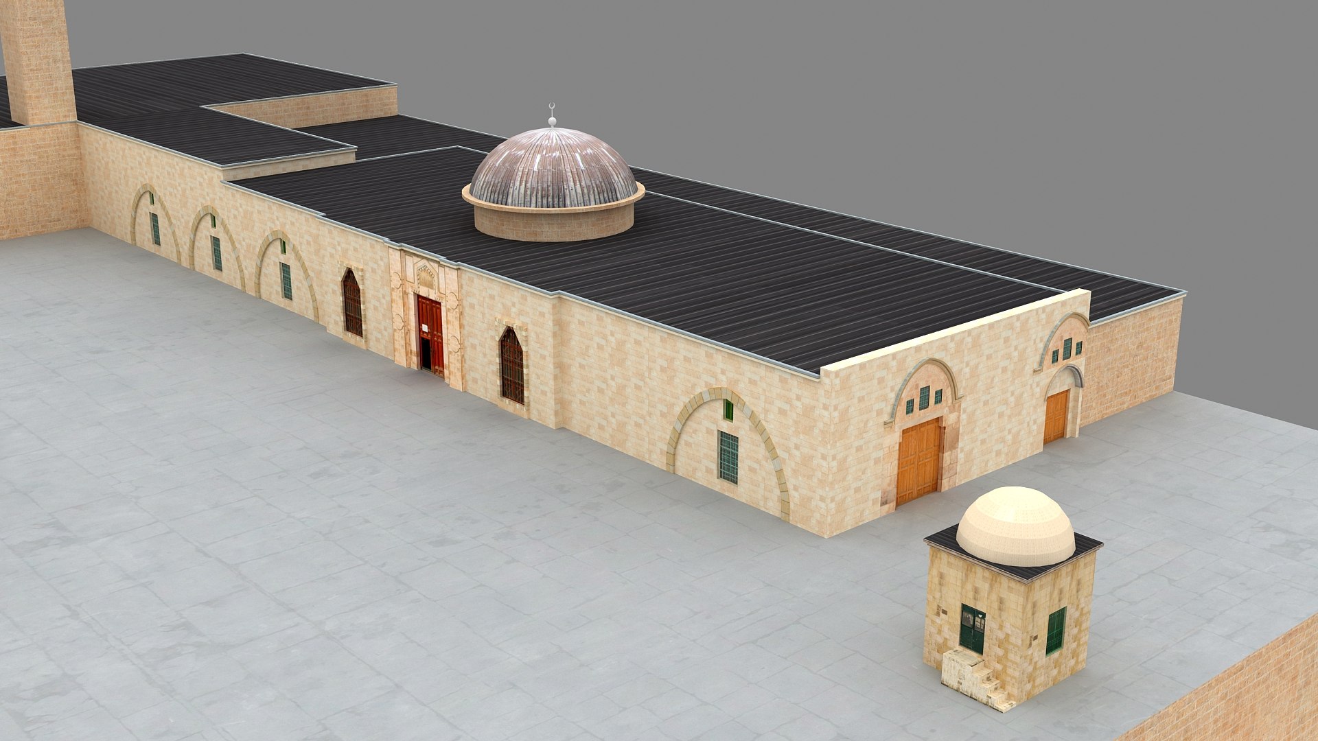 3D Model Masjid Al Aqsa Qibli Mosque - TurboSquid 2238198