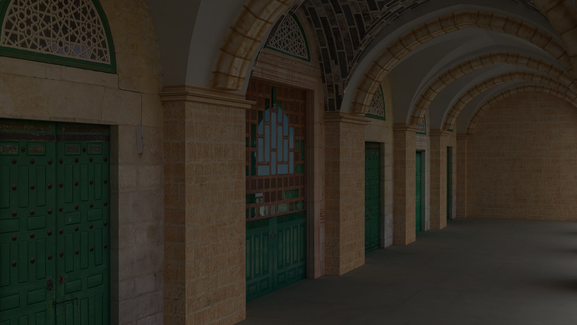 3D Model Masjid Al Aqsa Qibli Mosque - TurboSquid 2238198