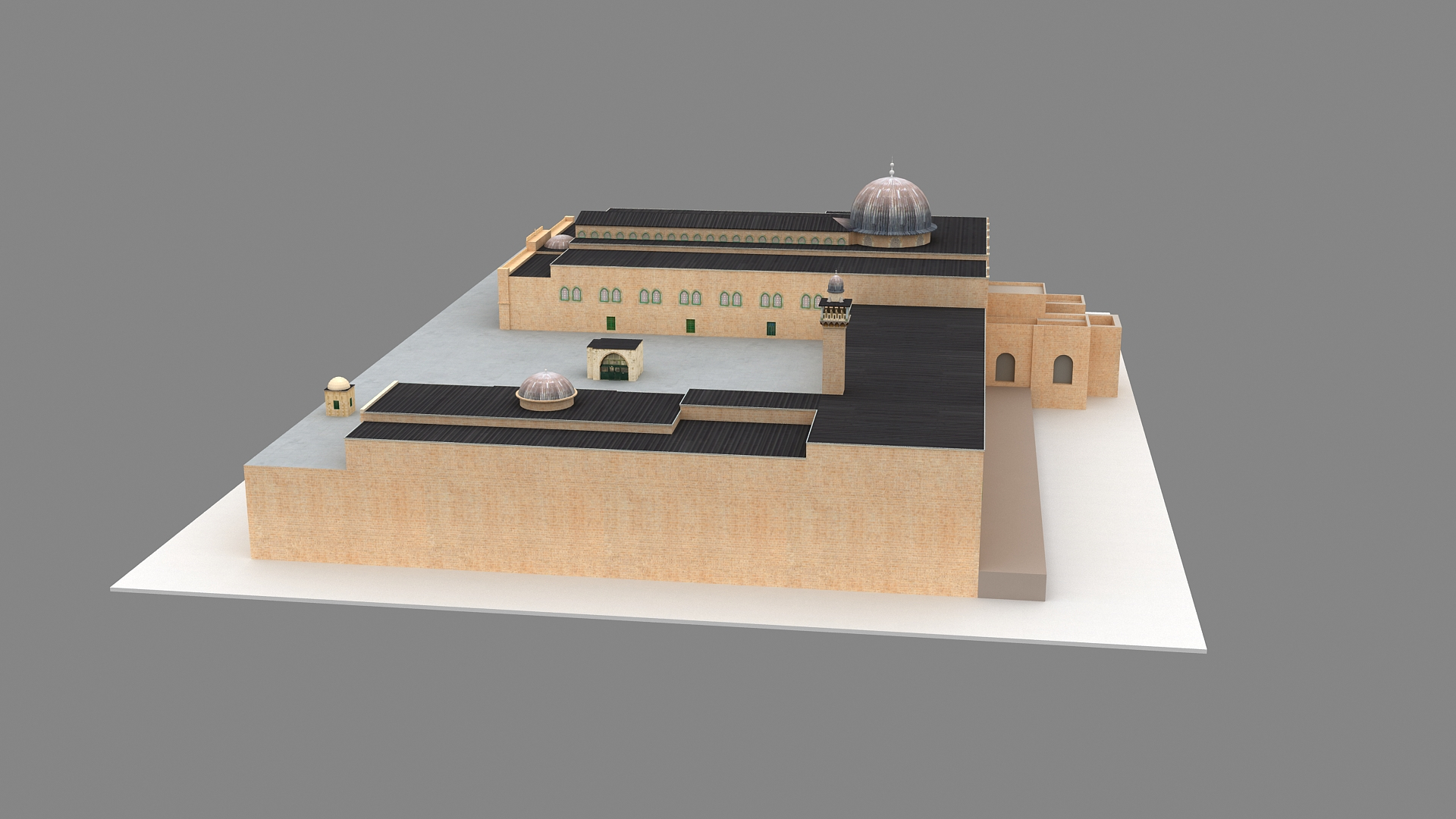 3D Model Masjid Al Aqsa Qibli Mosque - TurboSquid 2238198
