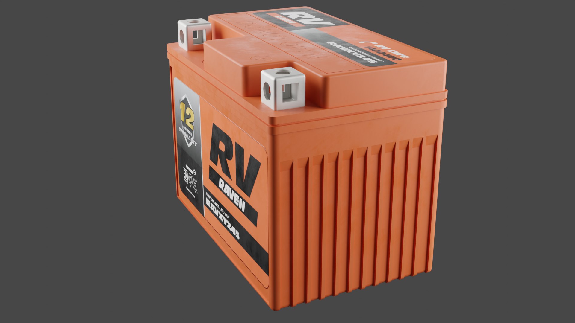 3D Motorcycle Battery Model - TurboSquid 2321609