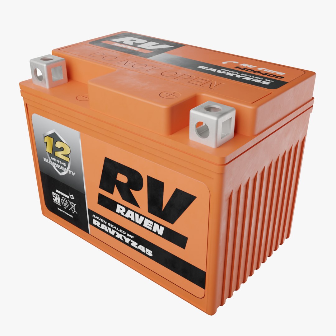 3D Motorcycle Battery Model - TurboSquid 2321609