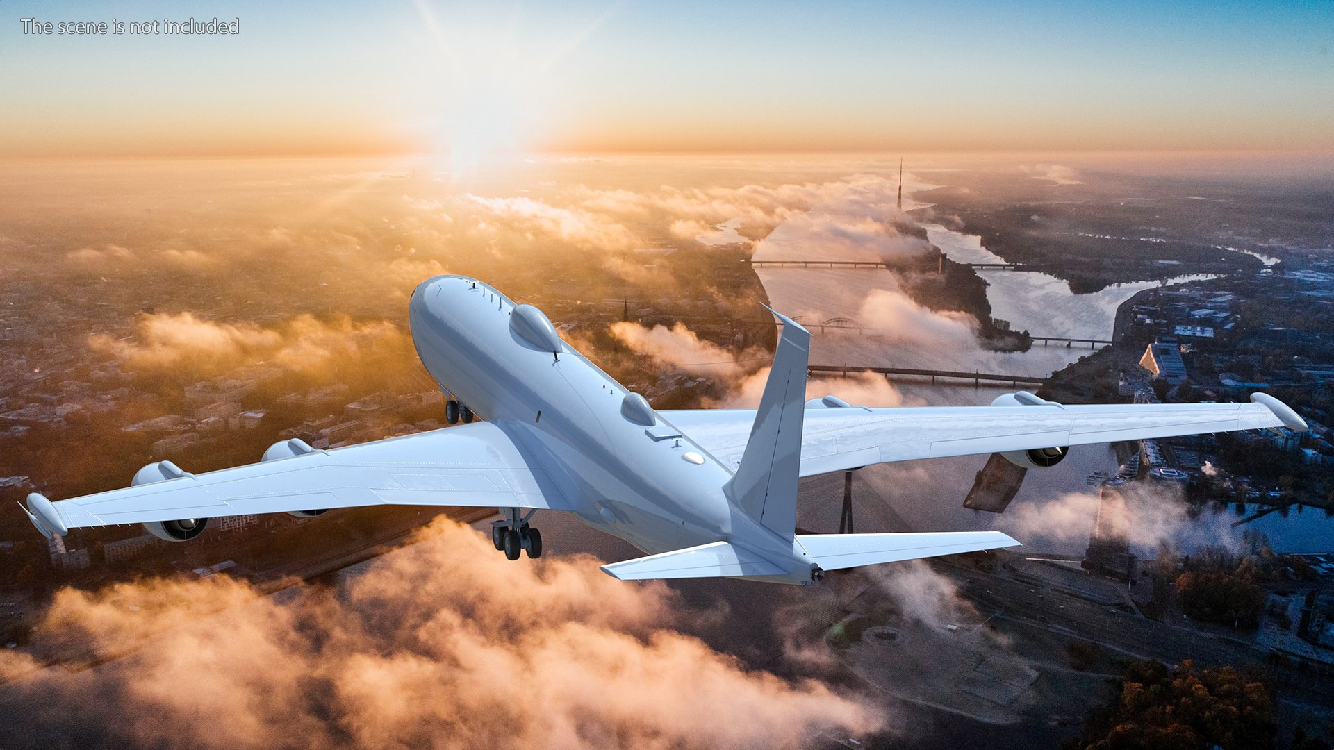 Aircraft Pylon Ladder with Airplane 3D model - TurboSquid 2134043