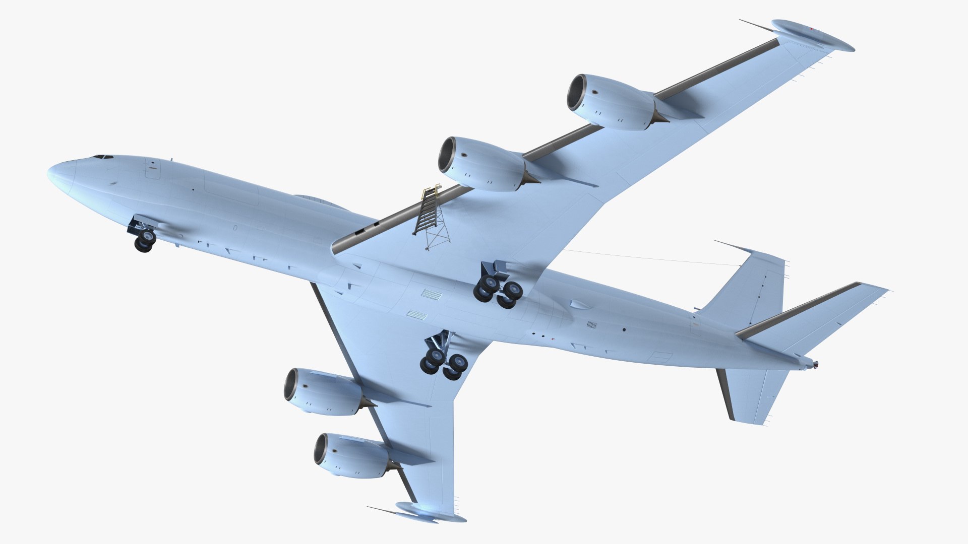 Aircraft Pylon Ladder With Airplane 3D Model - TurboSquid 2134043