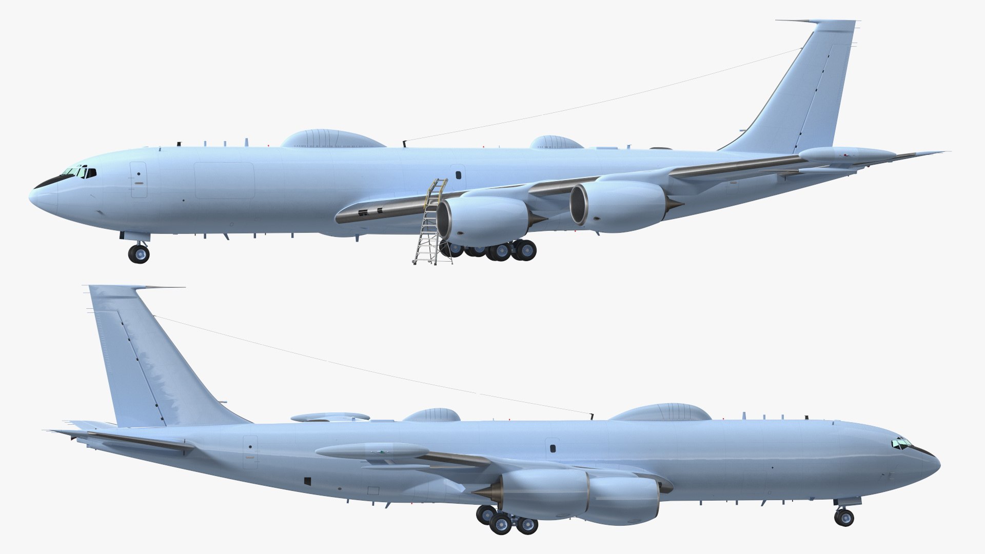 Aircraft Pylon Ladder with Airplane 3D model - TurboSquid 2134043