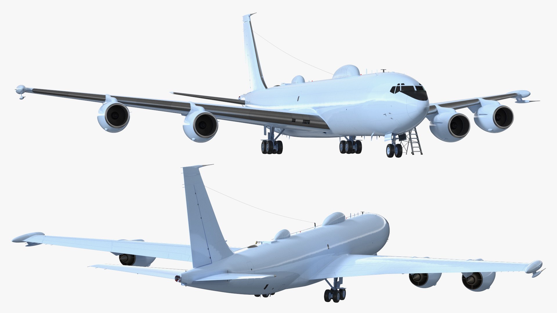 Aircraft Pylon Ladder With Airplane 3D Model - TurboSquid 2134043