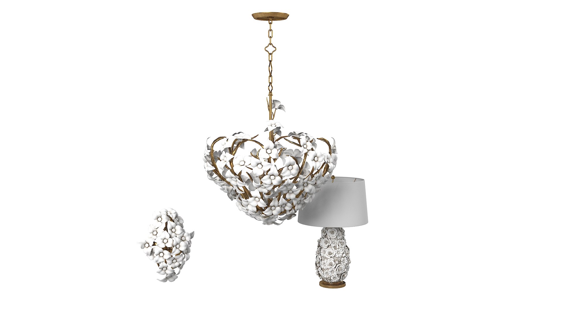 3D cobett lighting lily model - TurboSquid 1587197