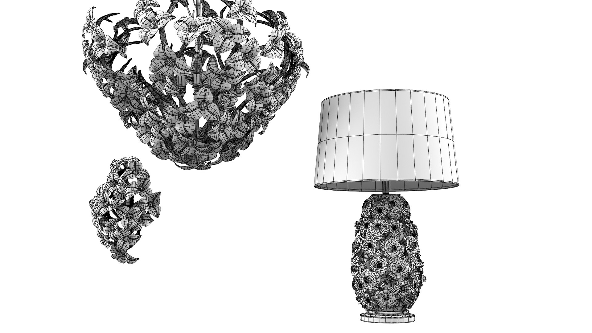 3D cobett lighting lily model - TurboSquid 1587197