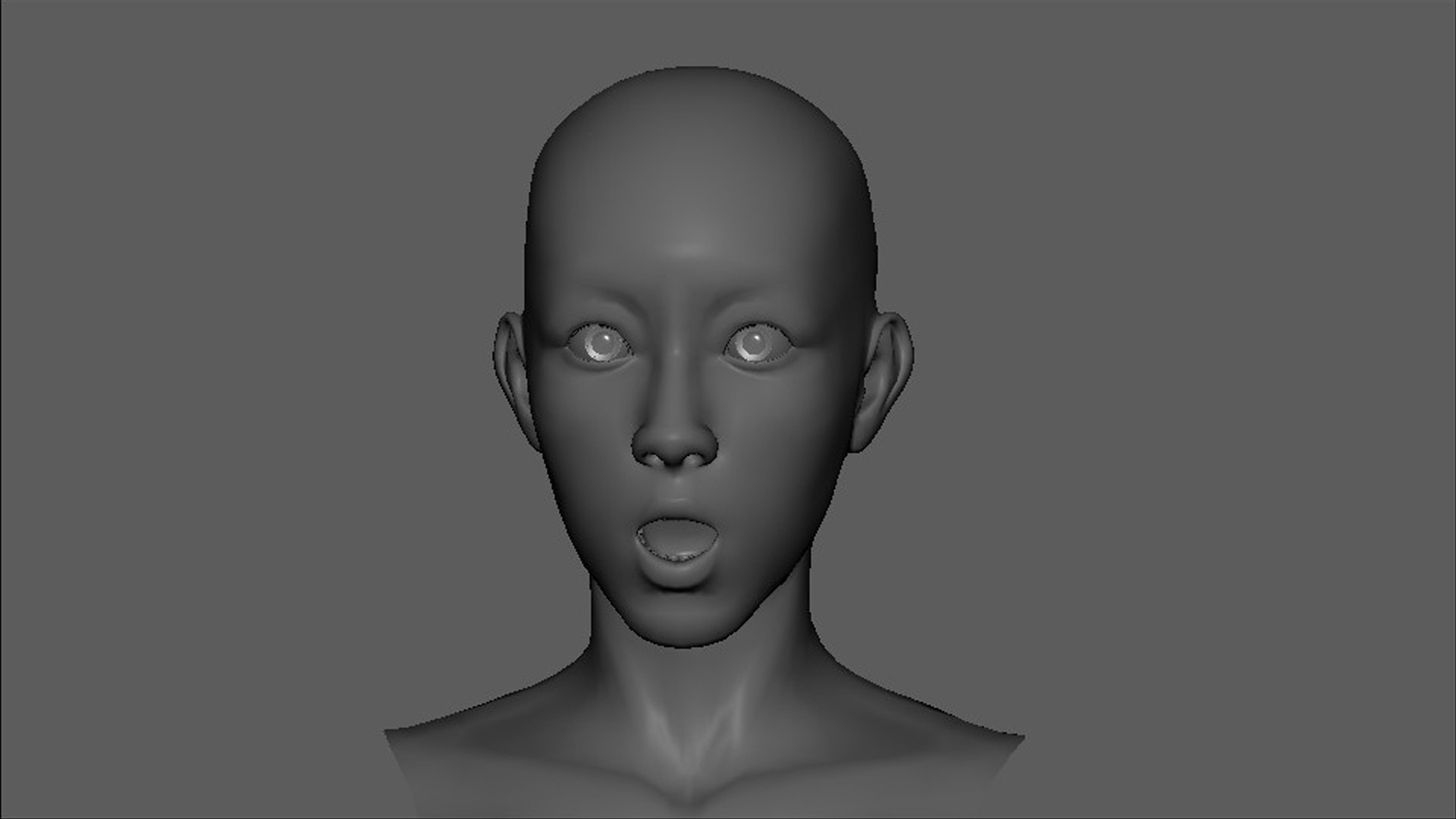 Female Head Rig 3D Model - TurboSquid 1672395