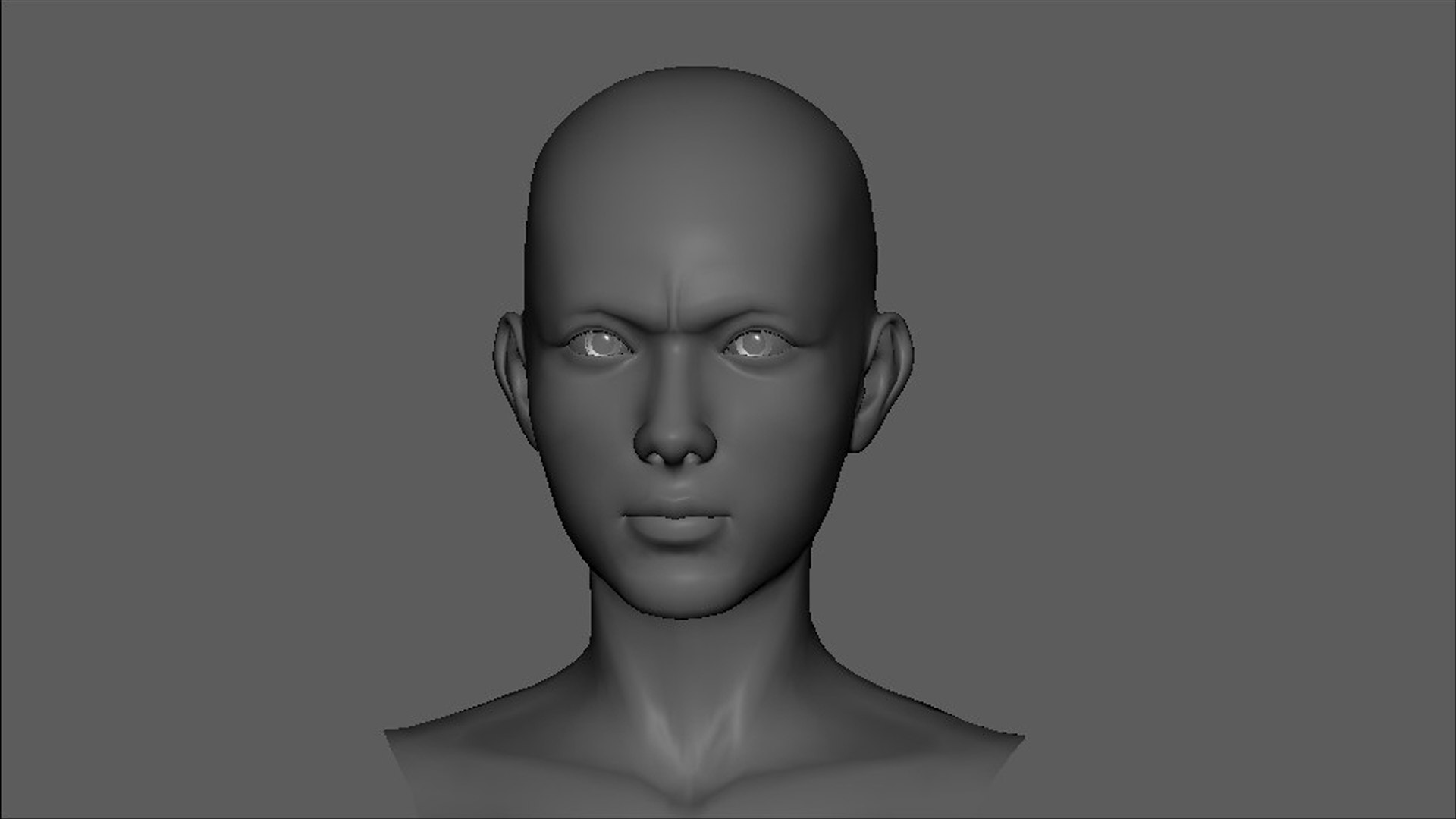 Female Head Rig 3D Model - TurboSquid 1672395
