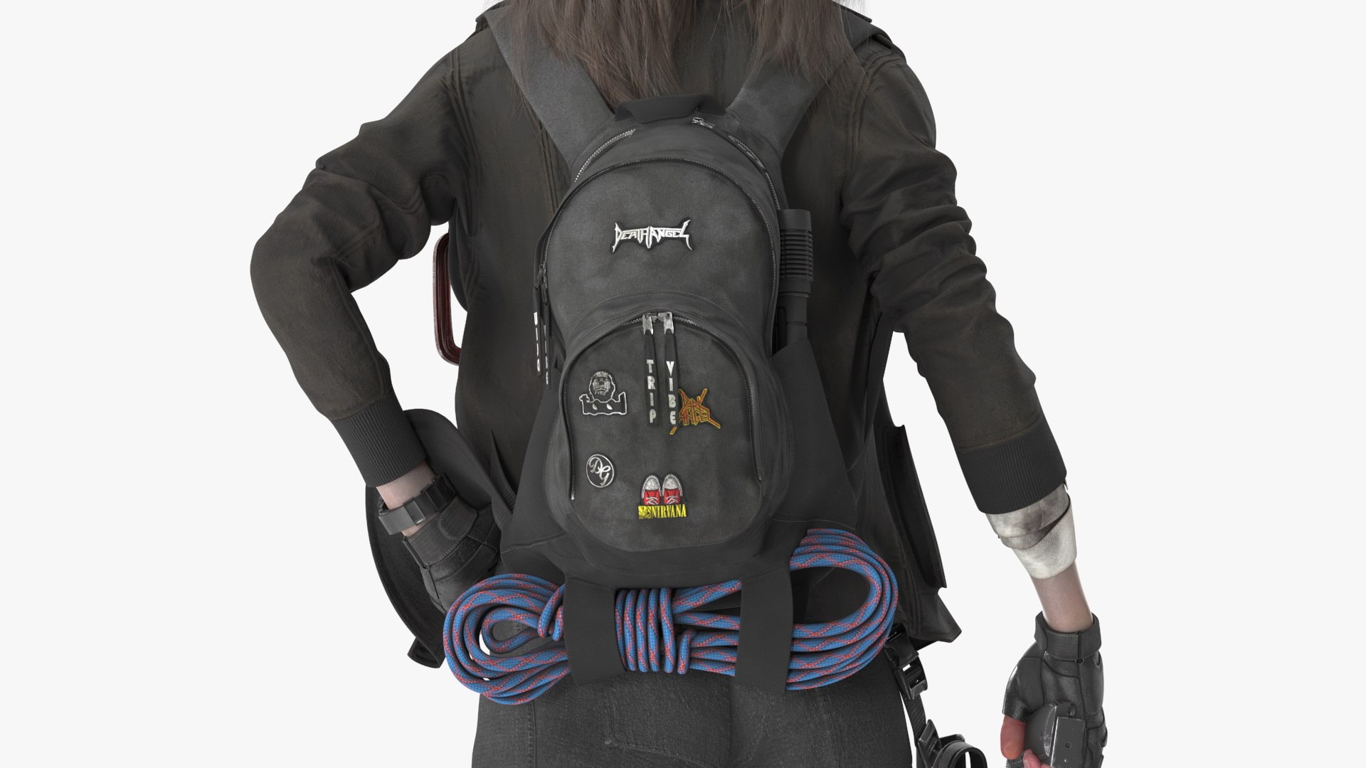 Young Female Tactical Agent Looking Back 3D Model - TurboSquid 2326893