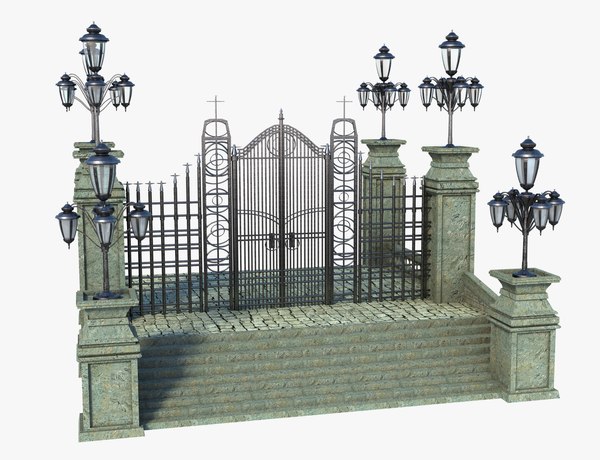 iron gate 3d model