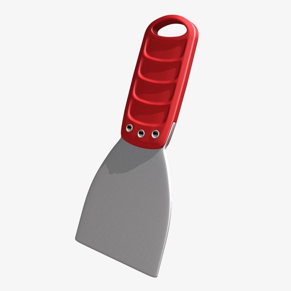 putty knife 3d obj