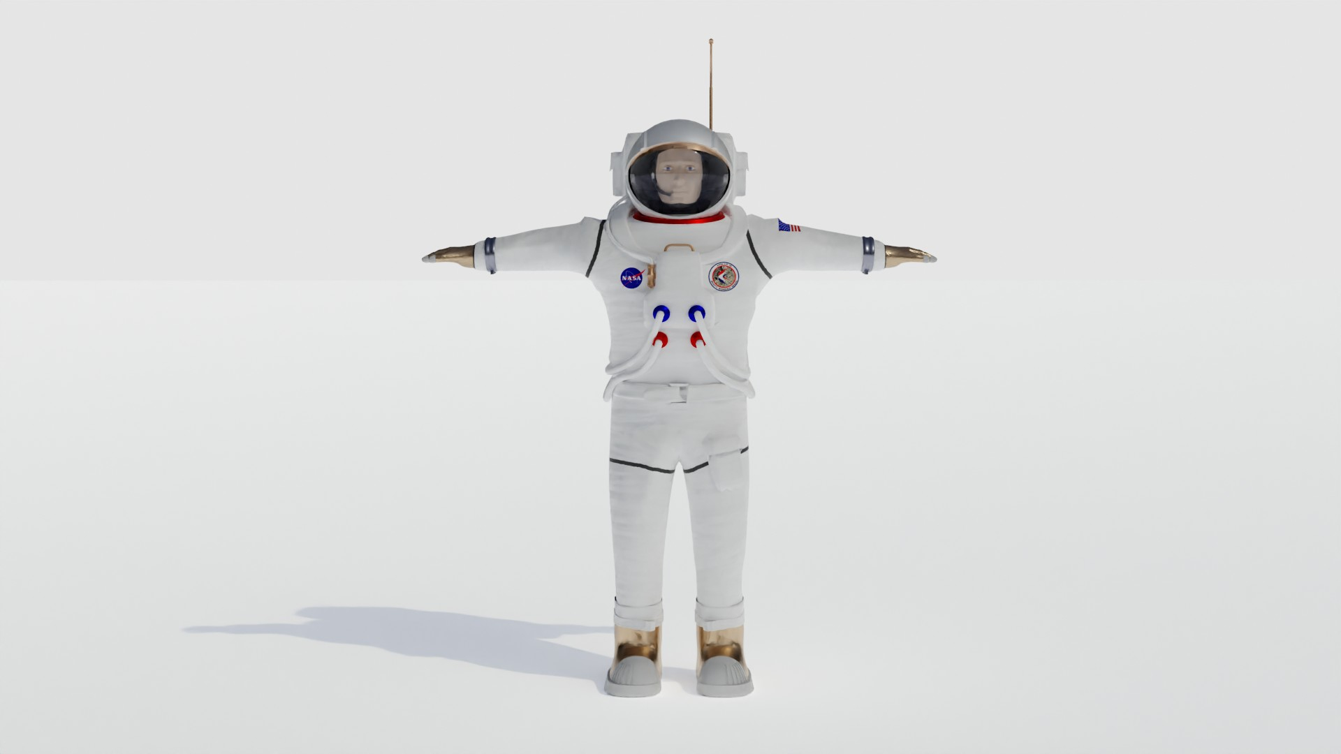 Apollo Astronaut 3d Model