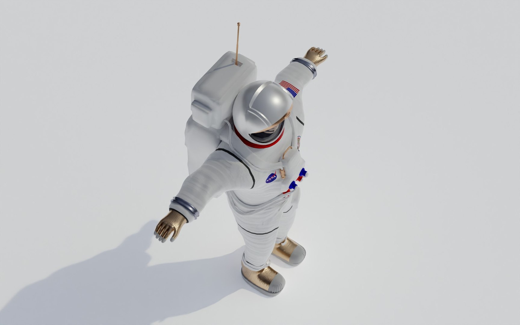 Apollo Astronaut 3d Model