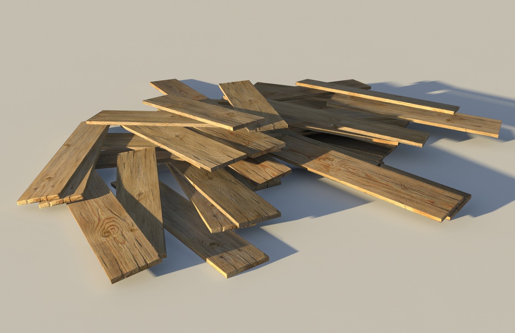 Wood Planks 3d 3ds