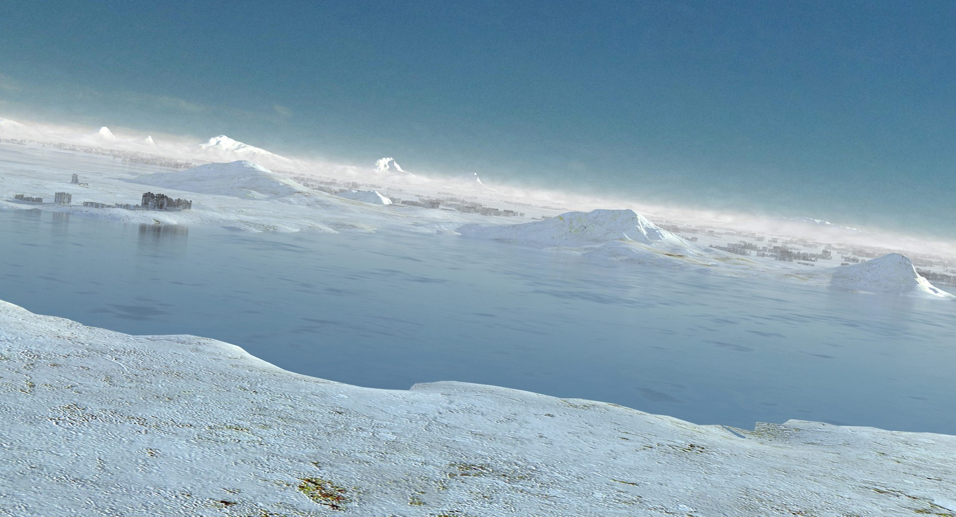 Landscape Tundra Horizon Terrain 3D - TurboSquid 1160703