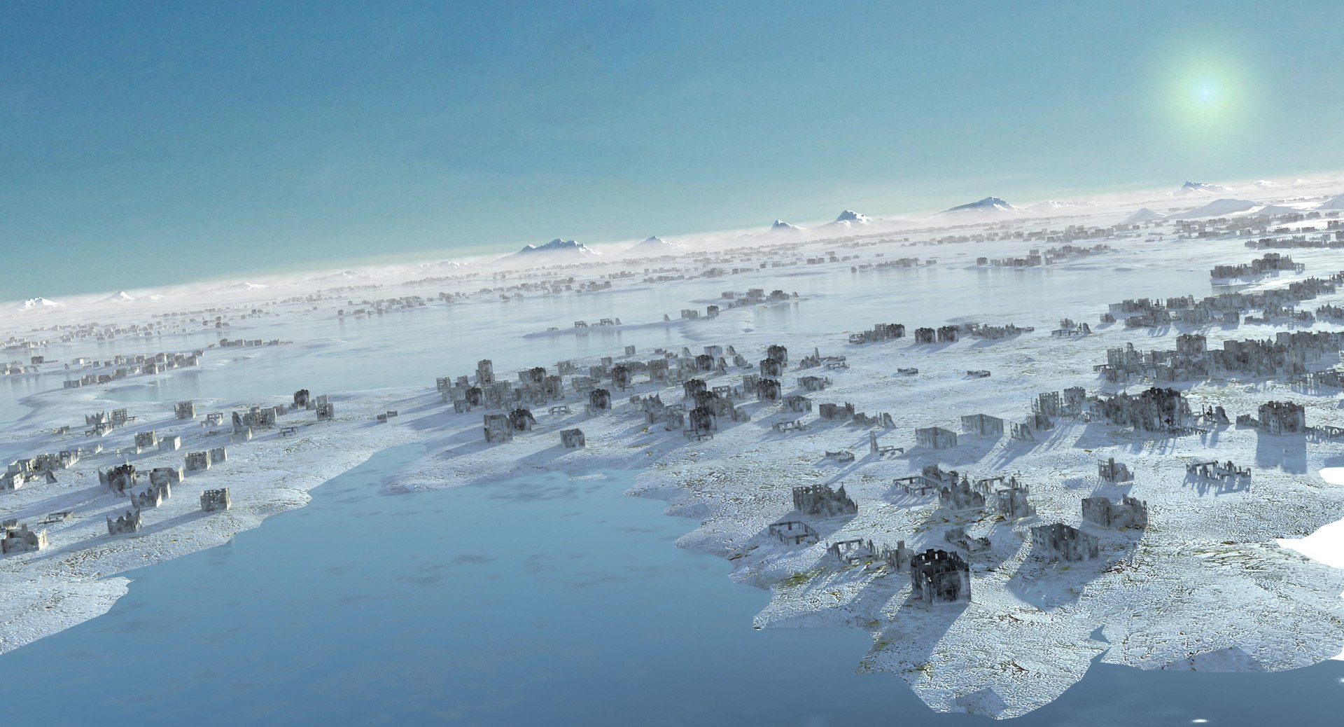 Landscape Tundra Horizon Terrain 3D - TurboSquid 1160703