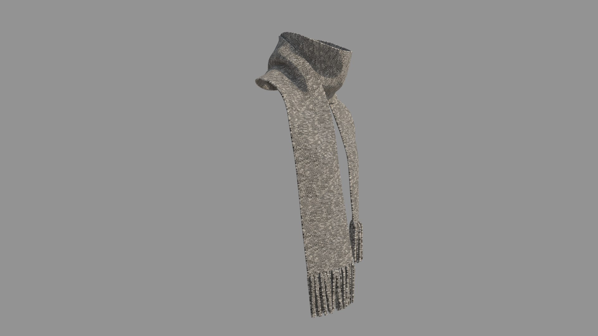 3D Scarf - High Neck Collar - TurboSquid 1977811