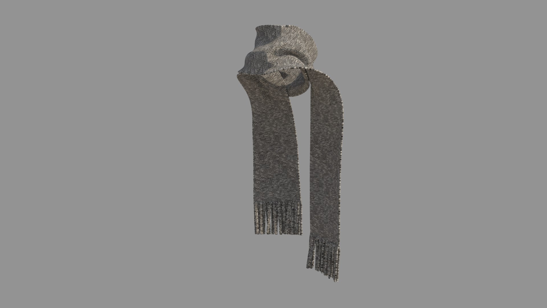 3D Scarf - High Neck Collar - TurboSquid 1977811