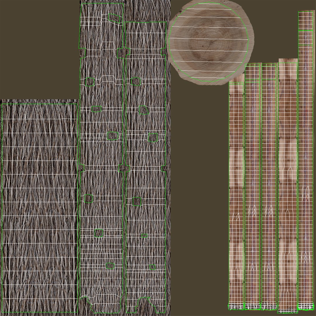 vineyard red grapes 3d model