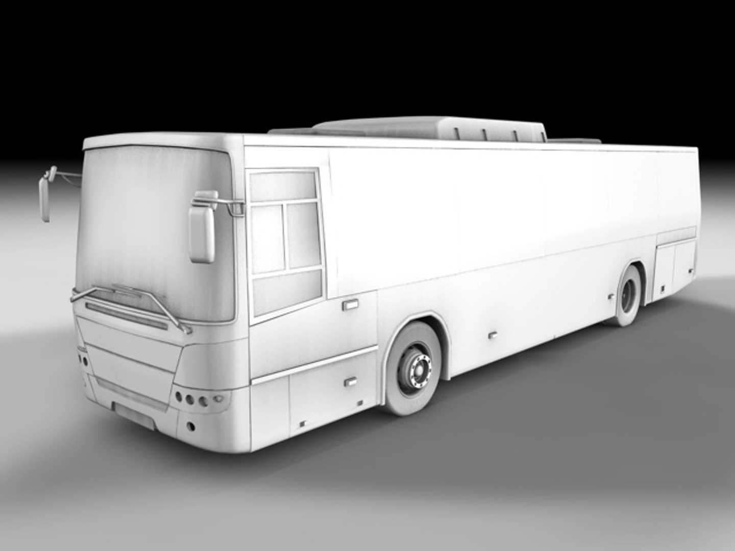 High-detail Bus 3d Model