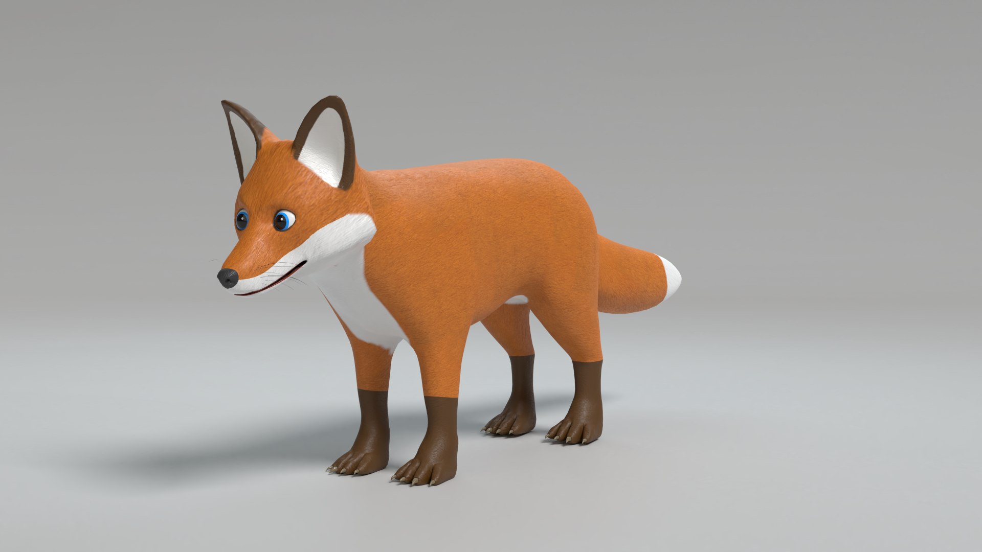 Cartoon Fox 3D - TurboSquid 1508510
