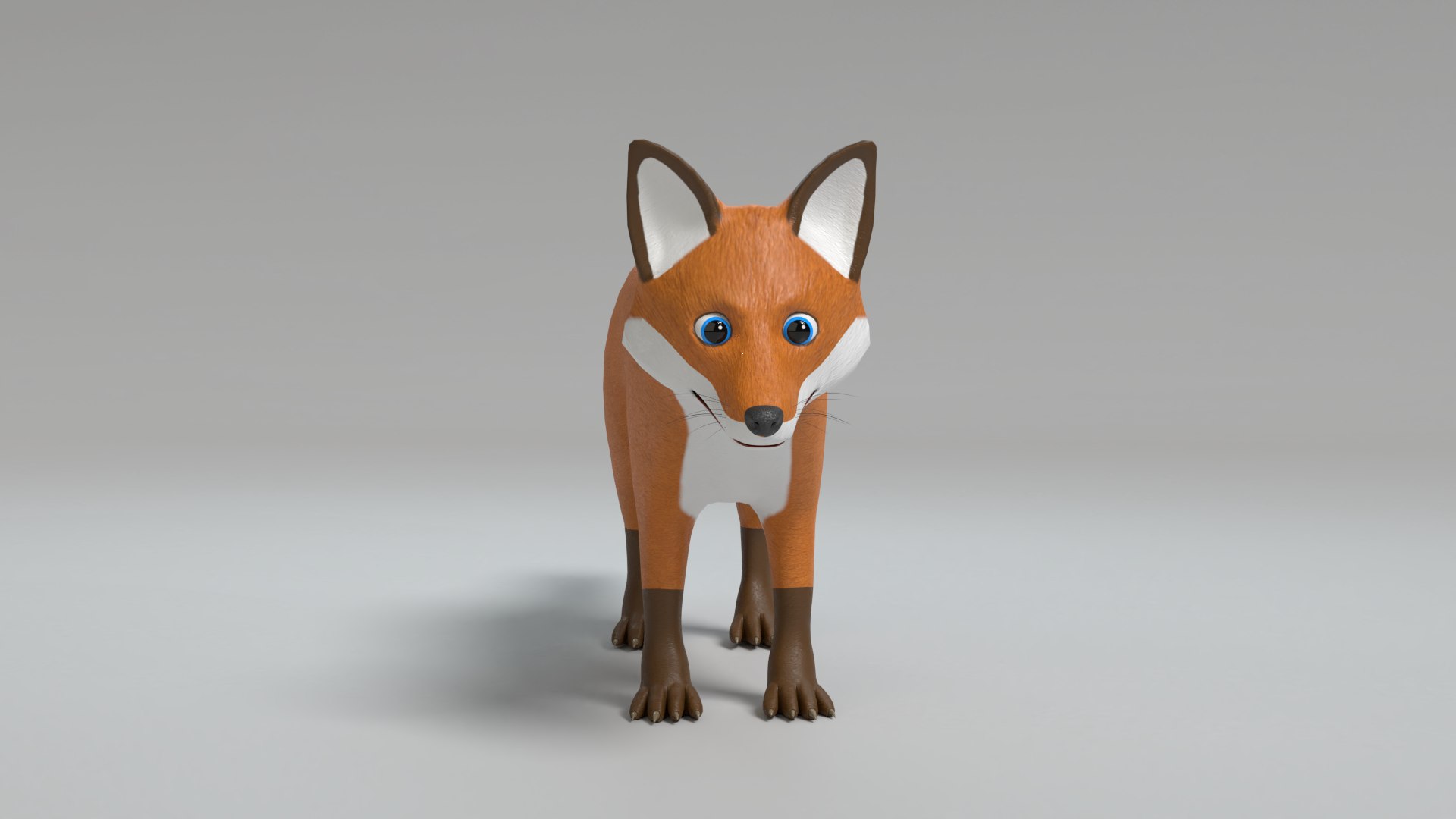 Cartoon Fox 3D - TurboSquid 1508510