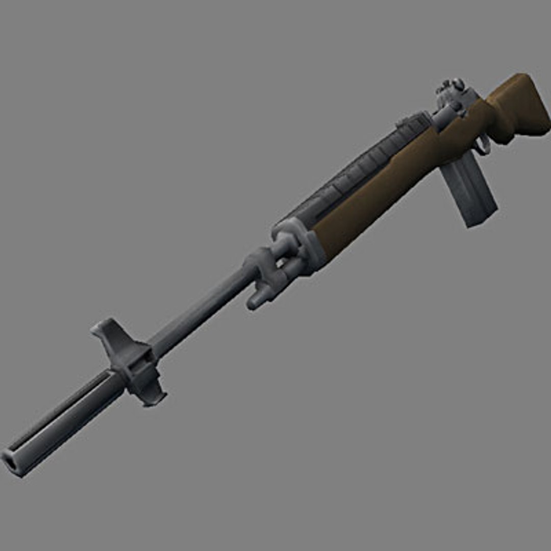 M14 Rifle 3d Obj