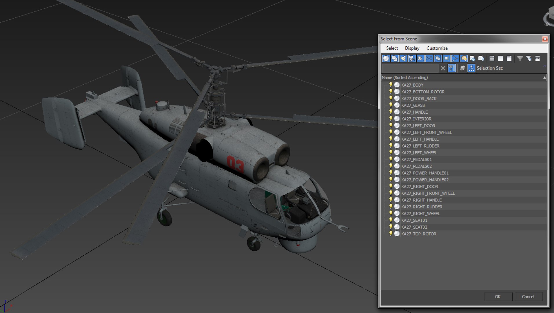 3D Helicopter Chopper Ship - TurboSquid 1478072
