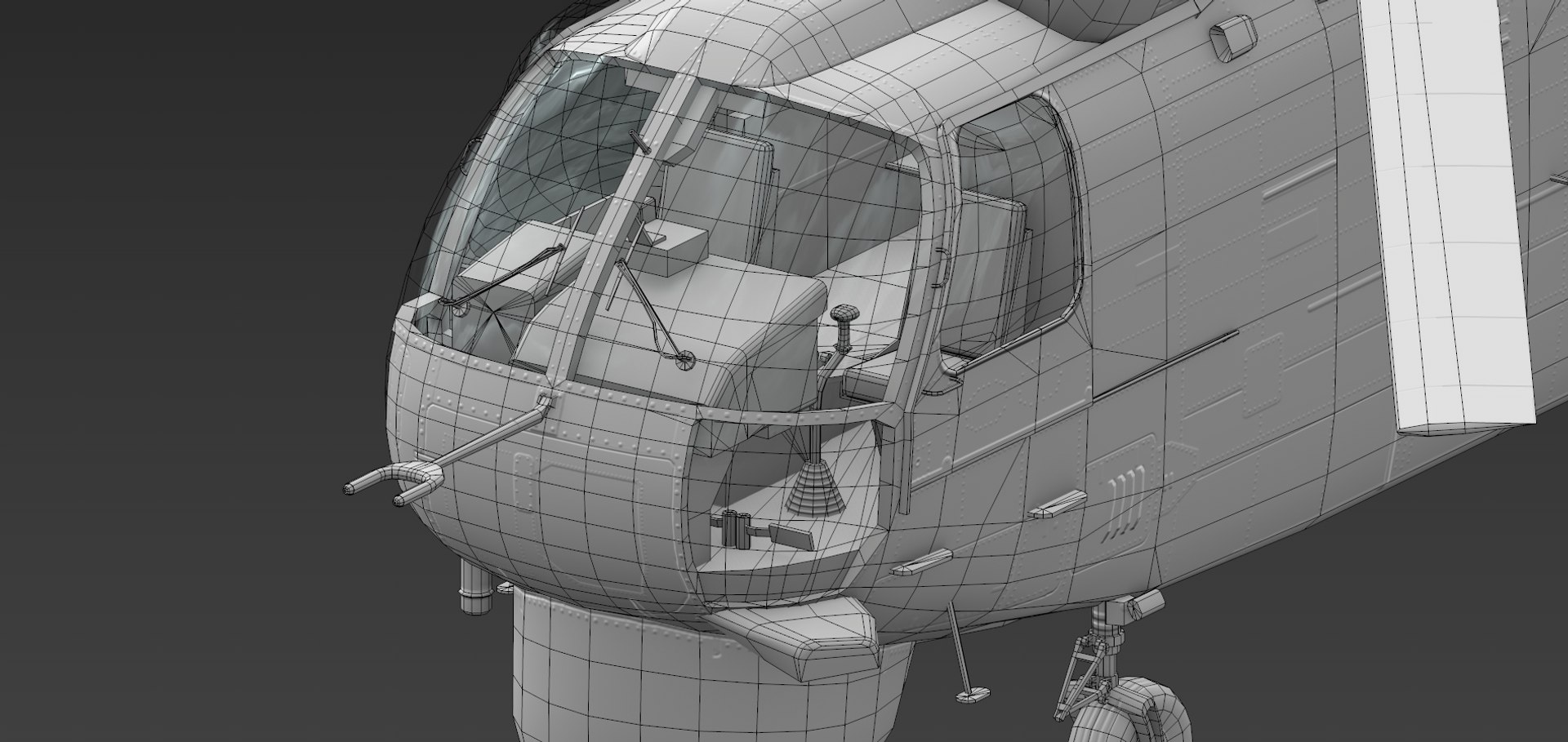 3D Helicopter Chopper Ship - TurboSquid 1478072