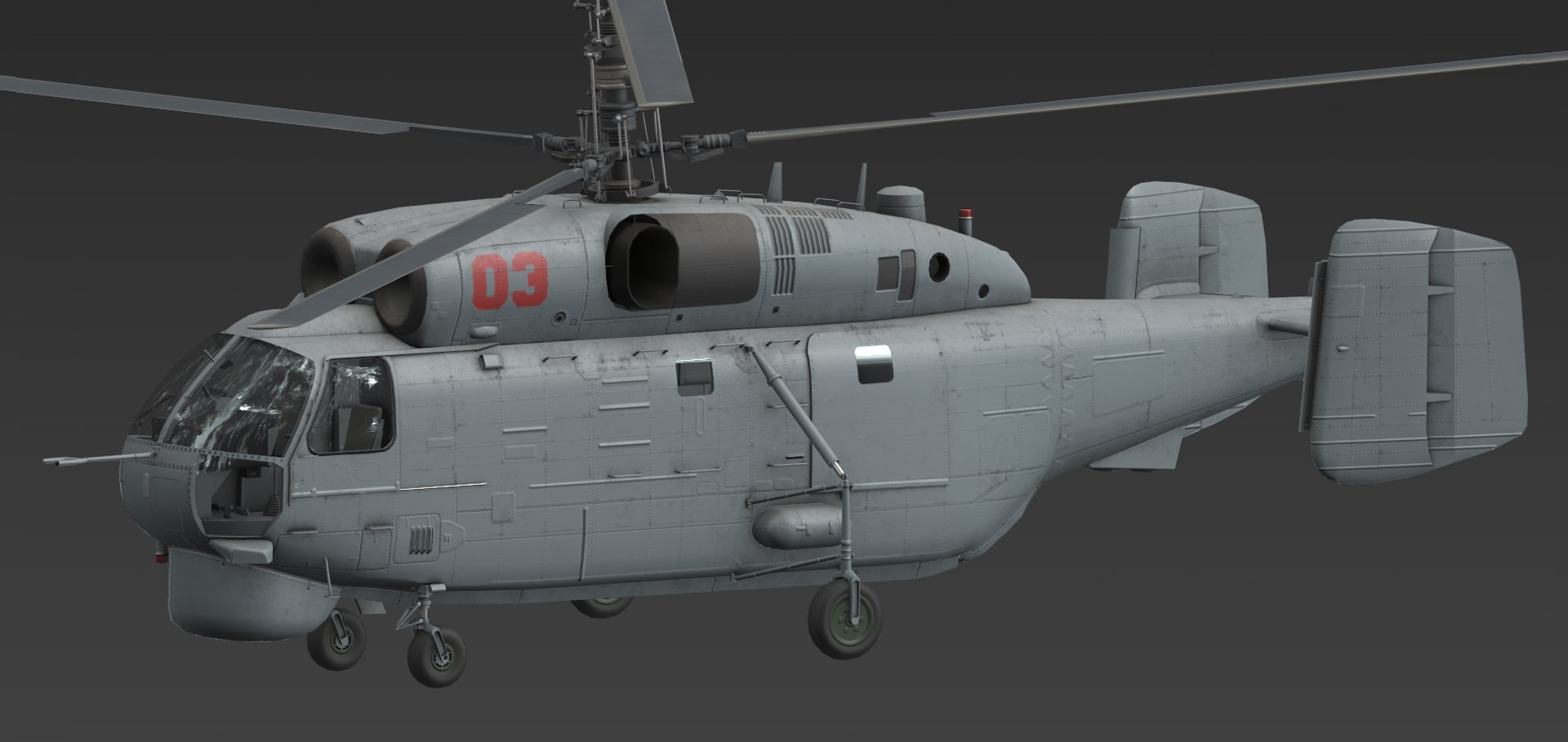 3D Helicopter Chopper Ship - TurboSquid 1478072