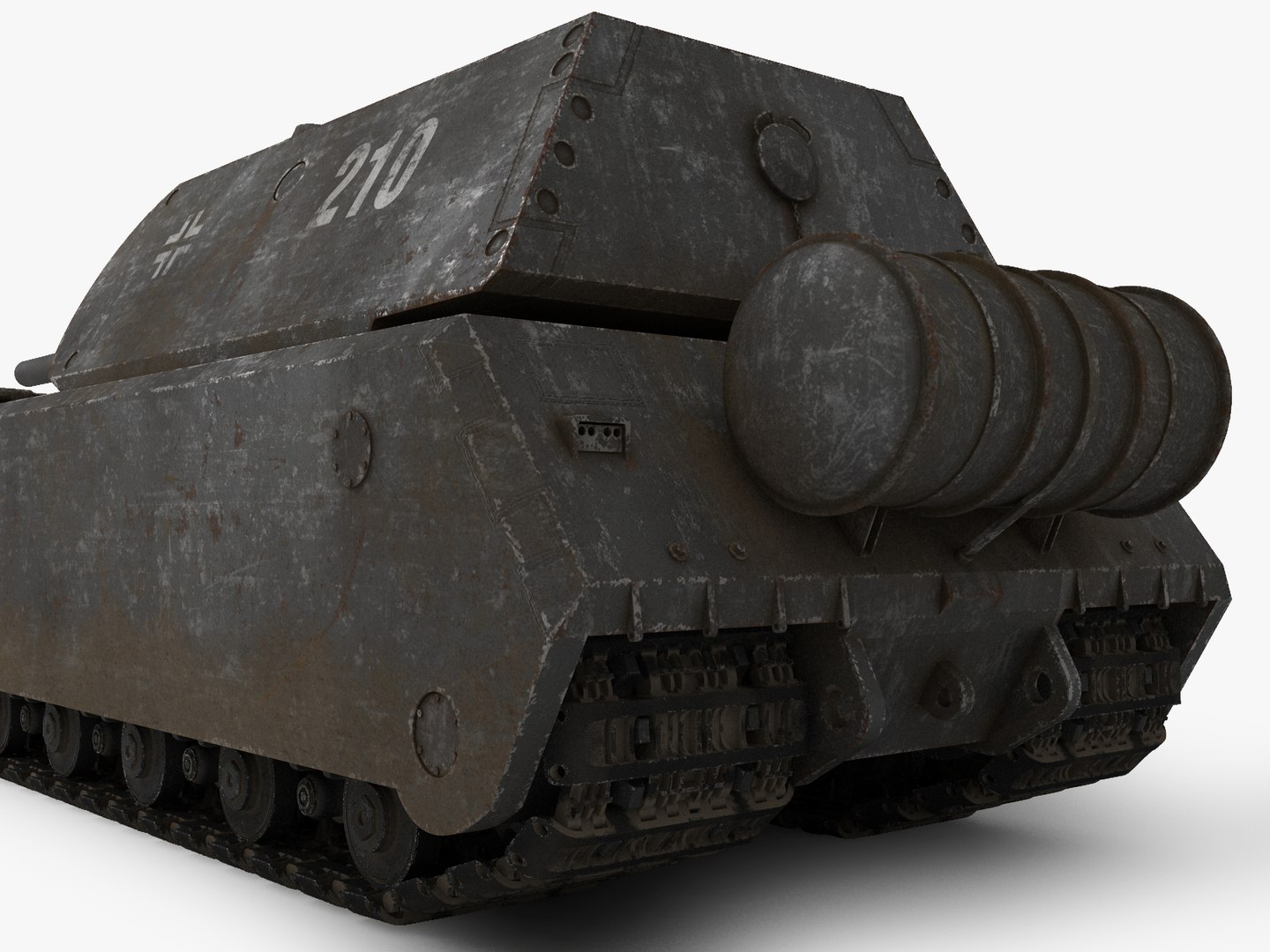 3d Maus German Tank Model