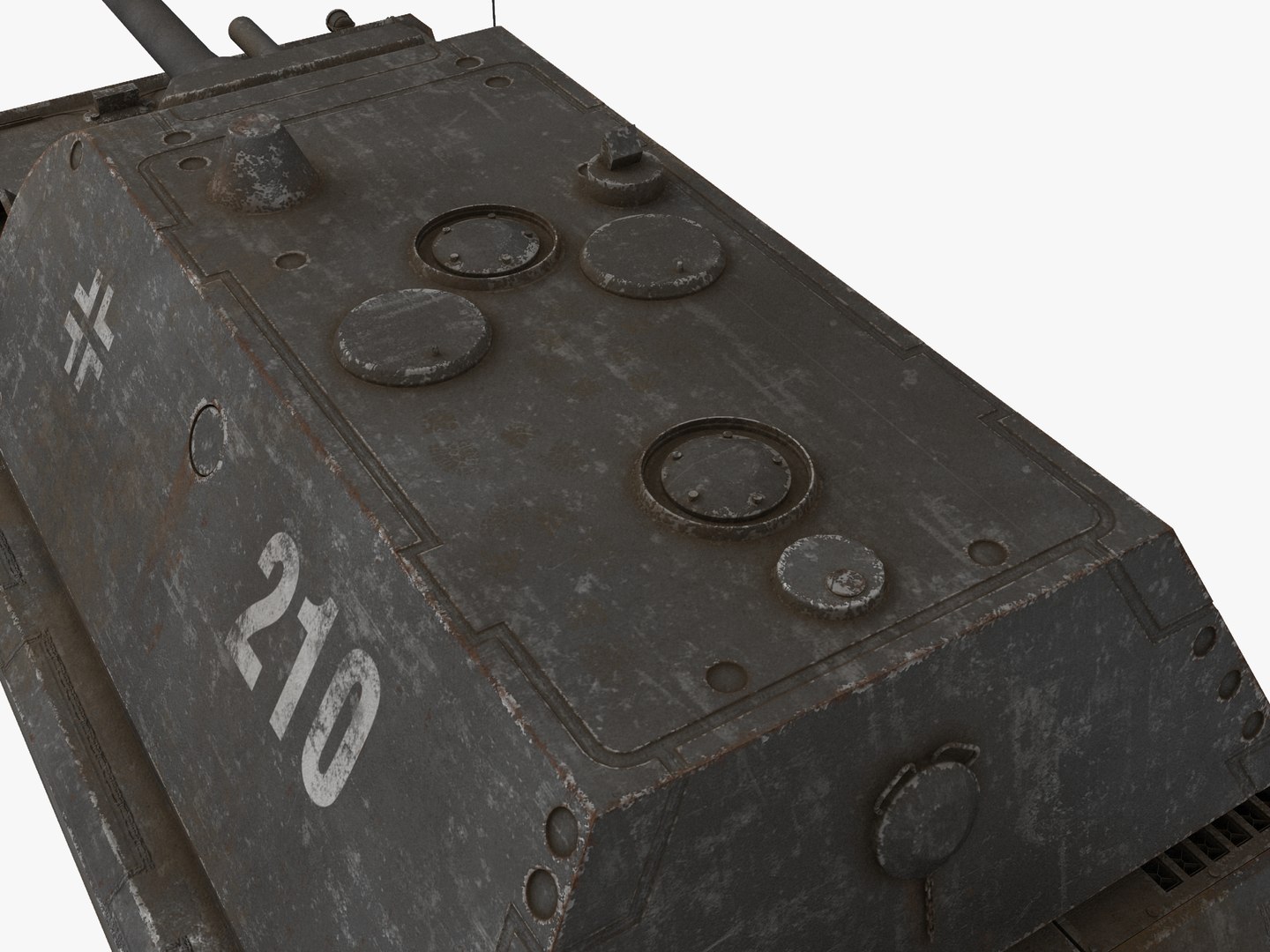 3d Maus German Tank Model