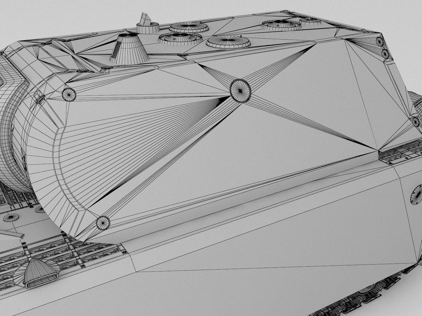 3d Maus German Tank Model