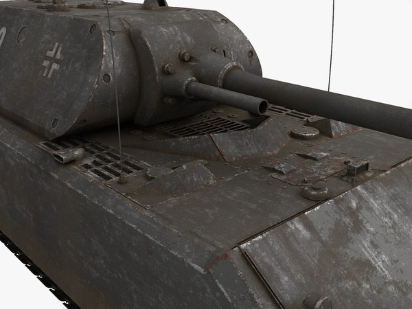 3d maus german tank model