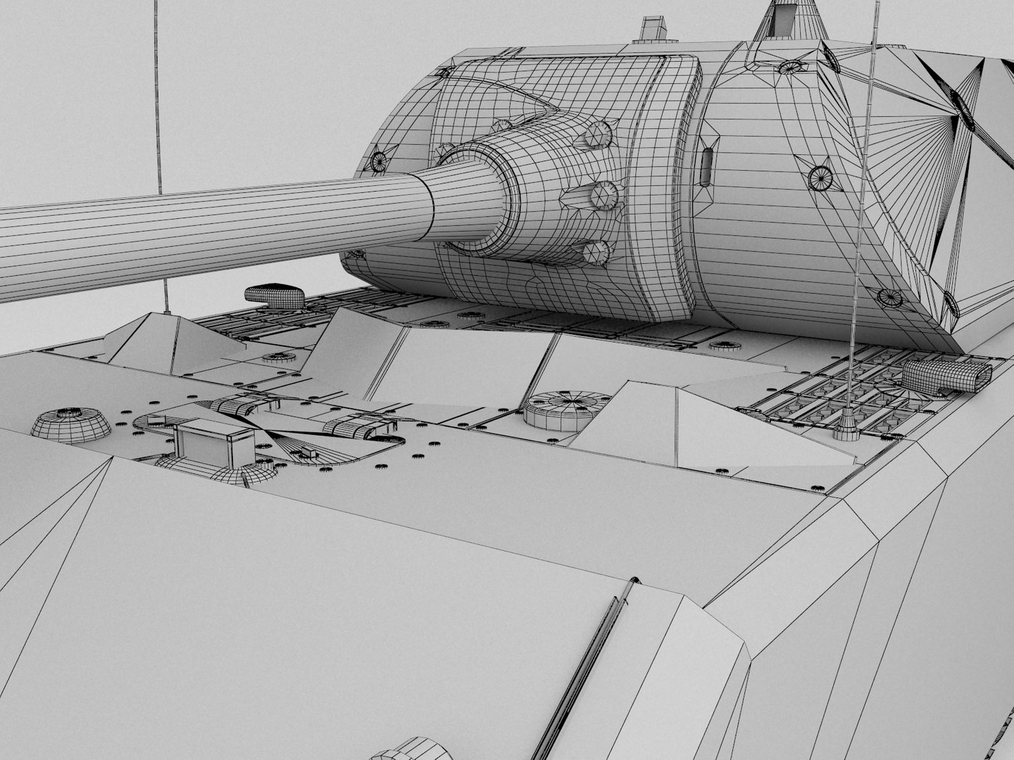 3d Maus German Tank Model