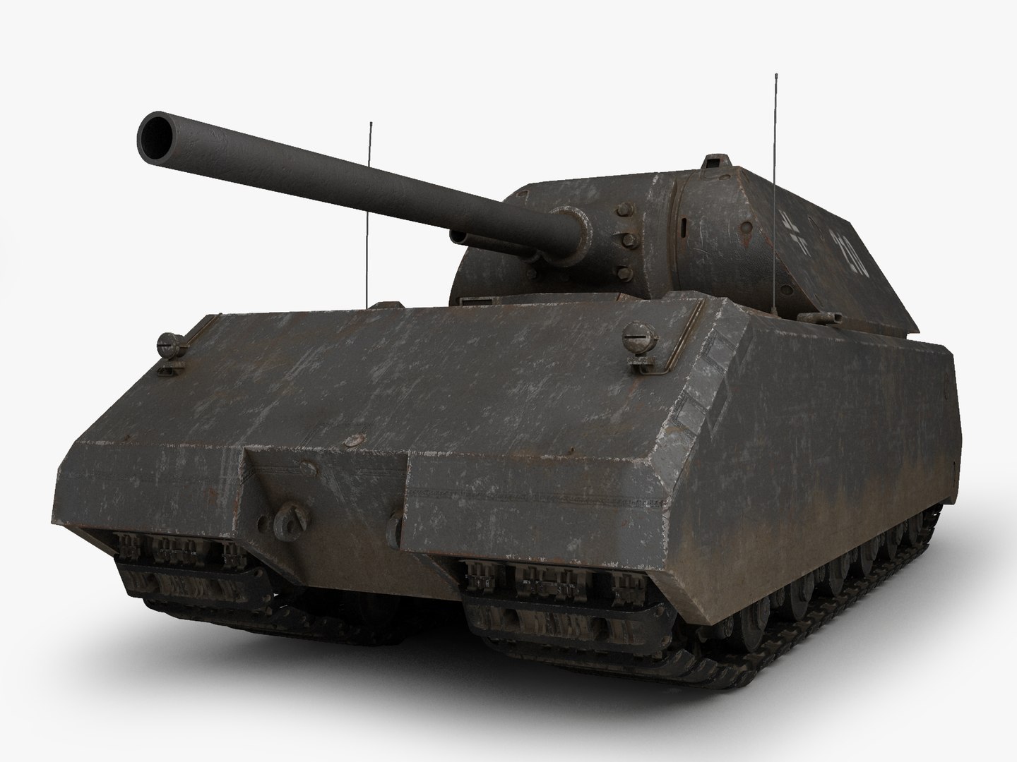 3d Maus German Tank Model